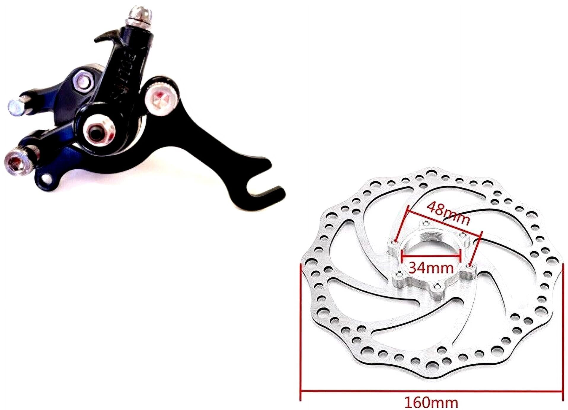 PCC MOTOR 160MM DISC ROTOR + CALIPER FOR Motorized Bicycle DR28 ...