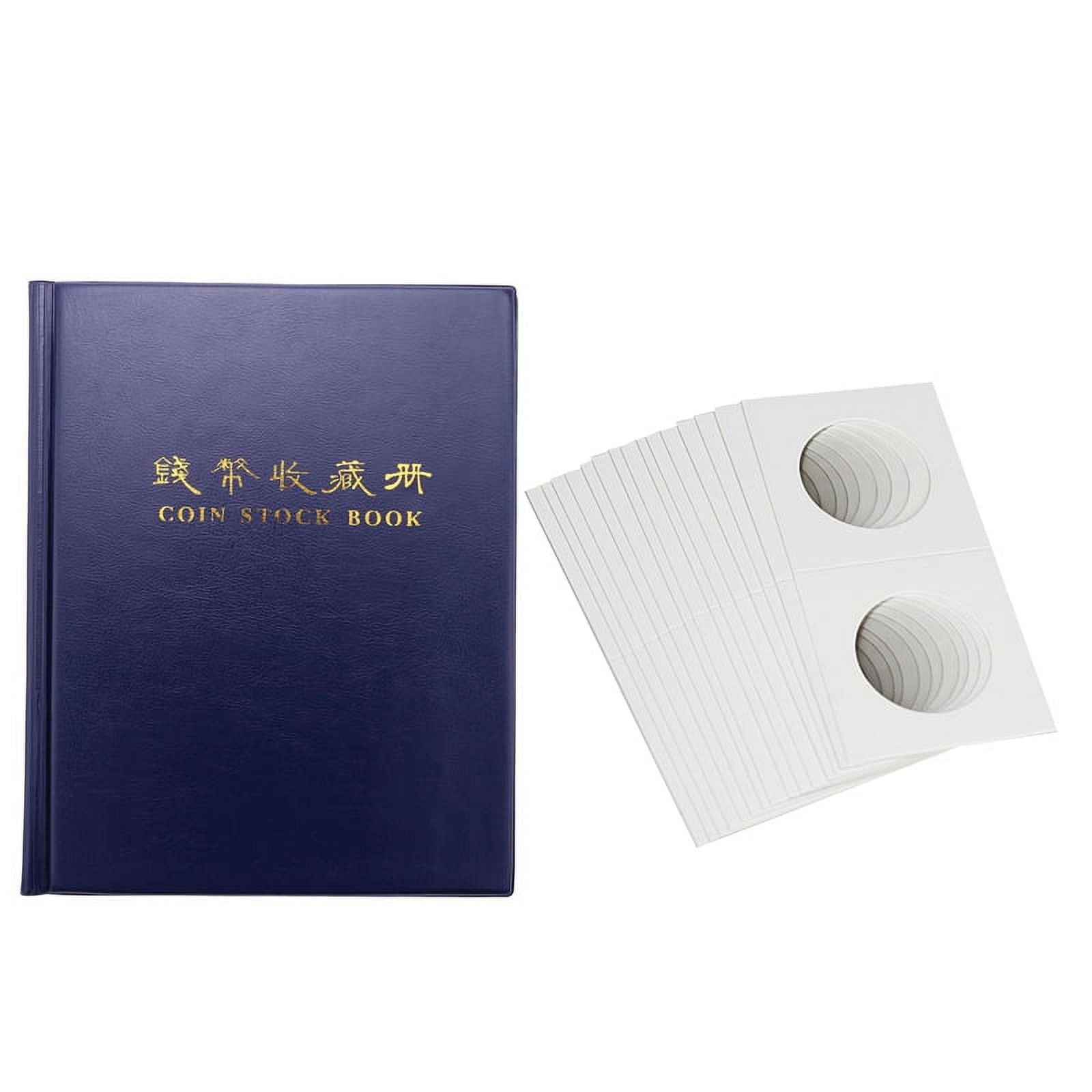 PCCB Put 200 Pcs Coins Album for Coin Collection Book with 50PCS Square ...