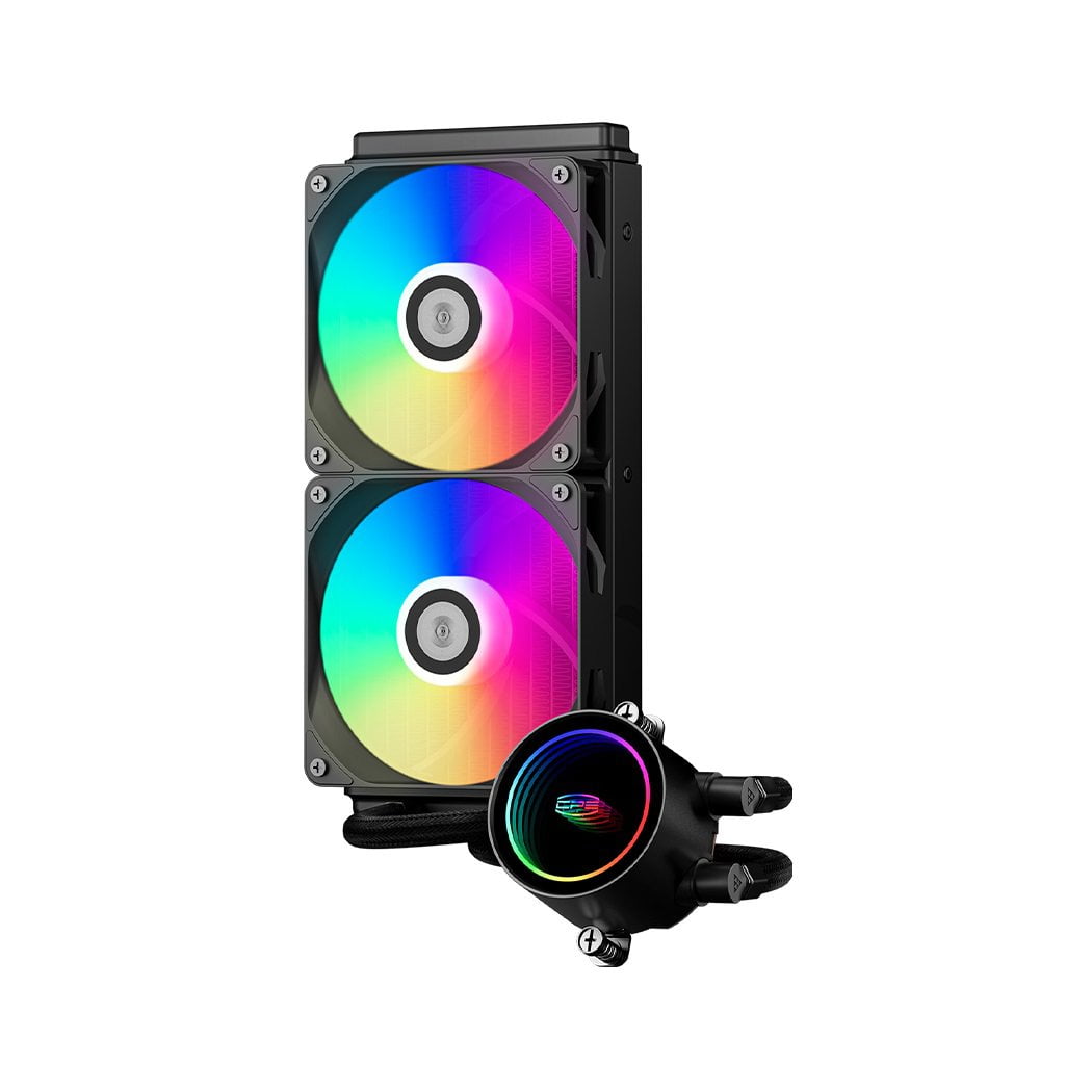 PCCOOLER CPS - DA240 ARGB BK CPU Liquid Cooler with 120mm PWM ARGB FAN ...