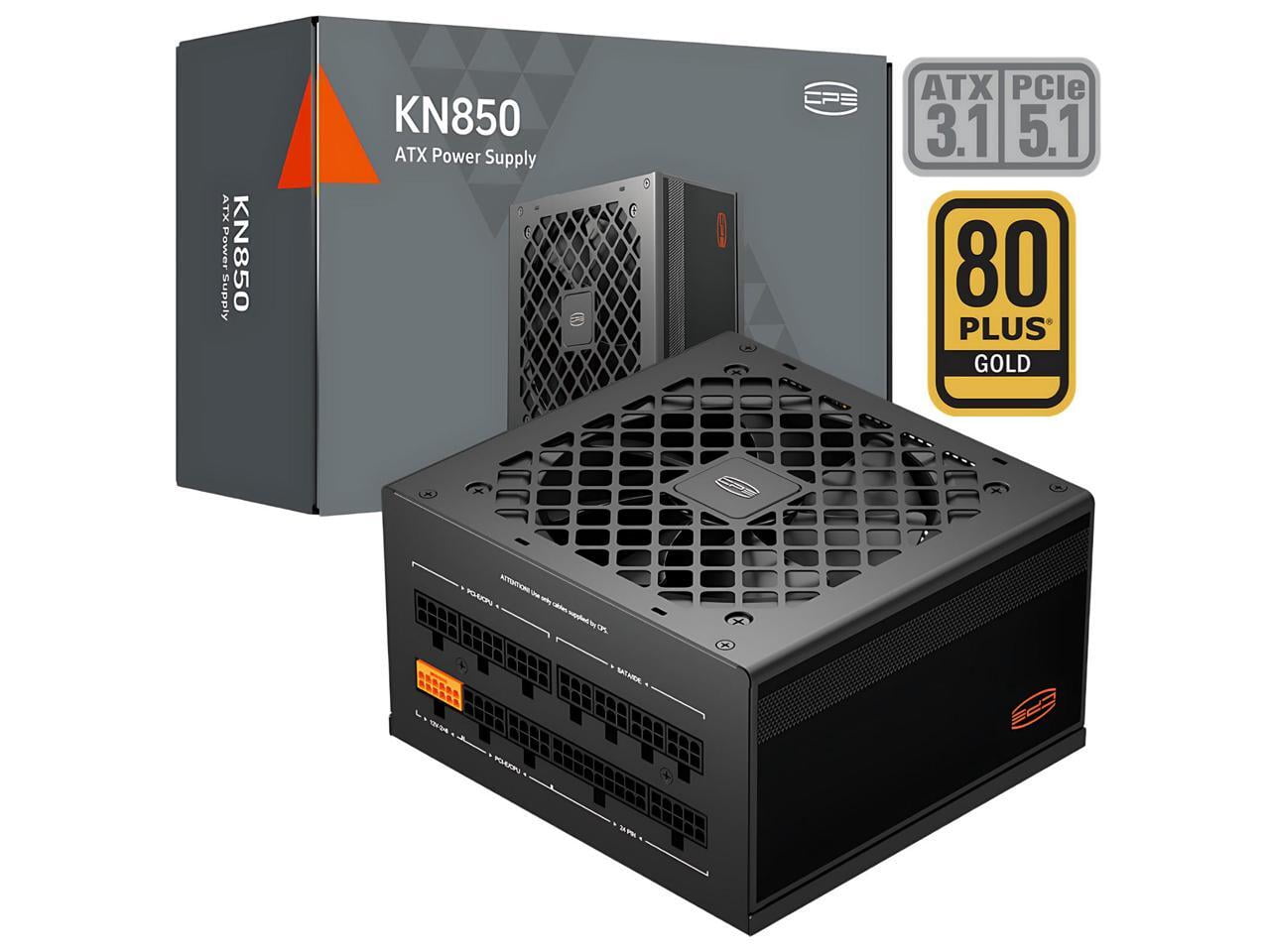PCCOOLER CPS KN850 Fully Modular Power Supply, 80 PLUS Gold 850W PSU ...