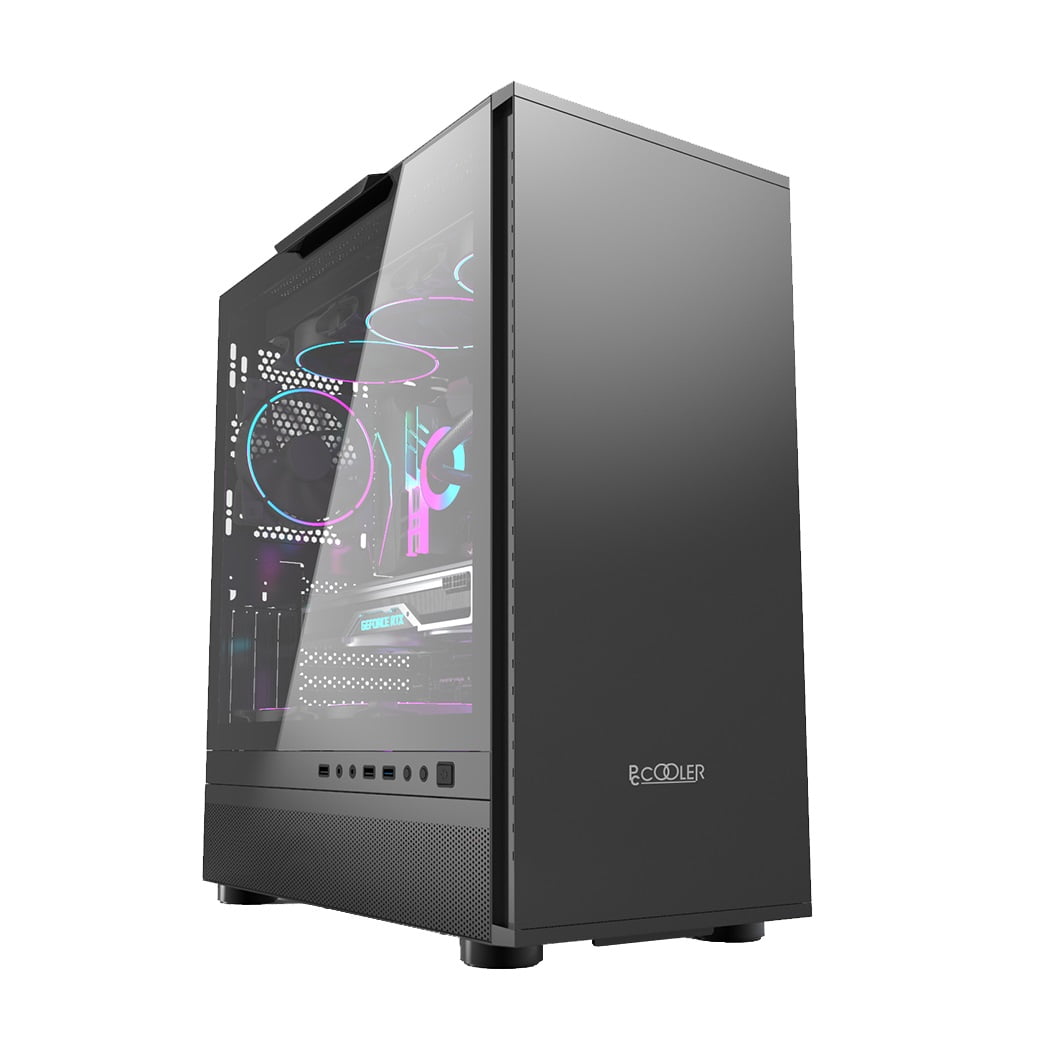 PCCOOLER MASTER IE200S MESH BK E-ATX Tempered Glass Mesh Gaming ...