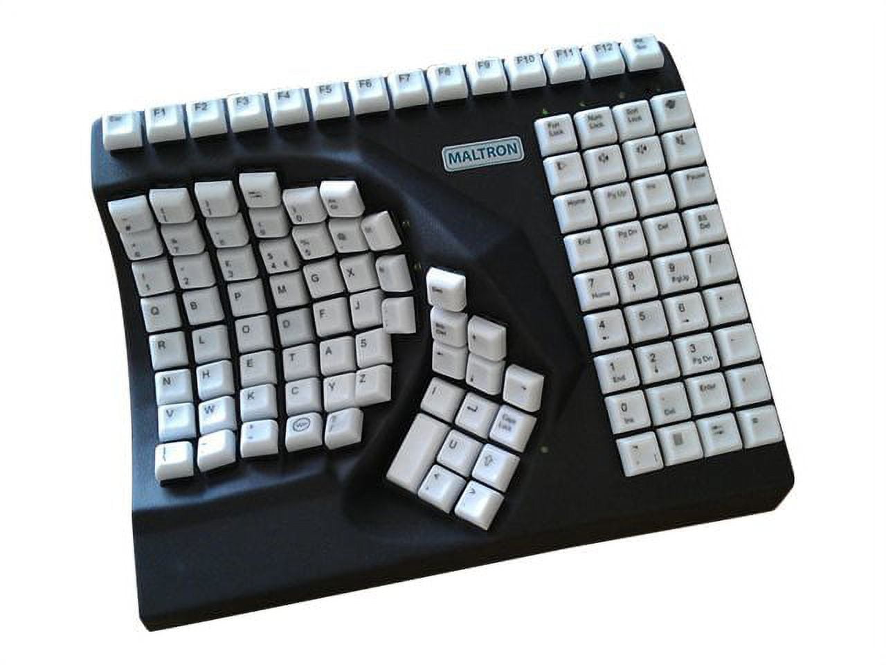PCD Maltron Single Handed Left Handed - Keyboard - USB - US - black ...