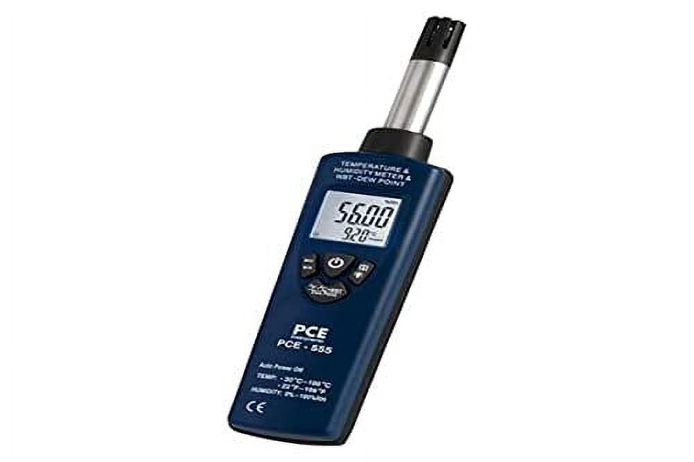 PCE Instruments Hygrometer PCE-555 Measures Humidity, Temperature, Dew Point - Walmart.com