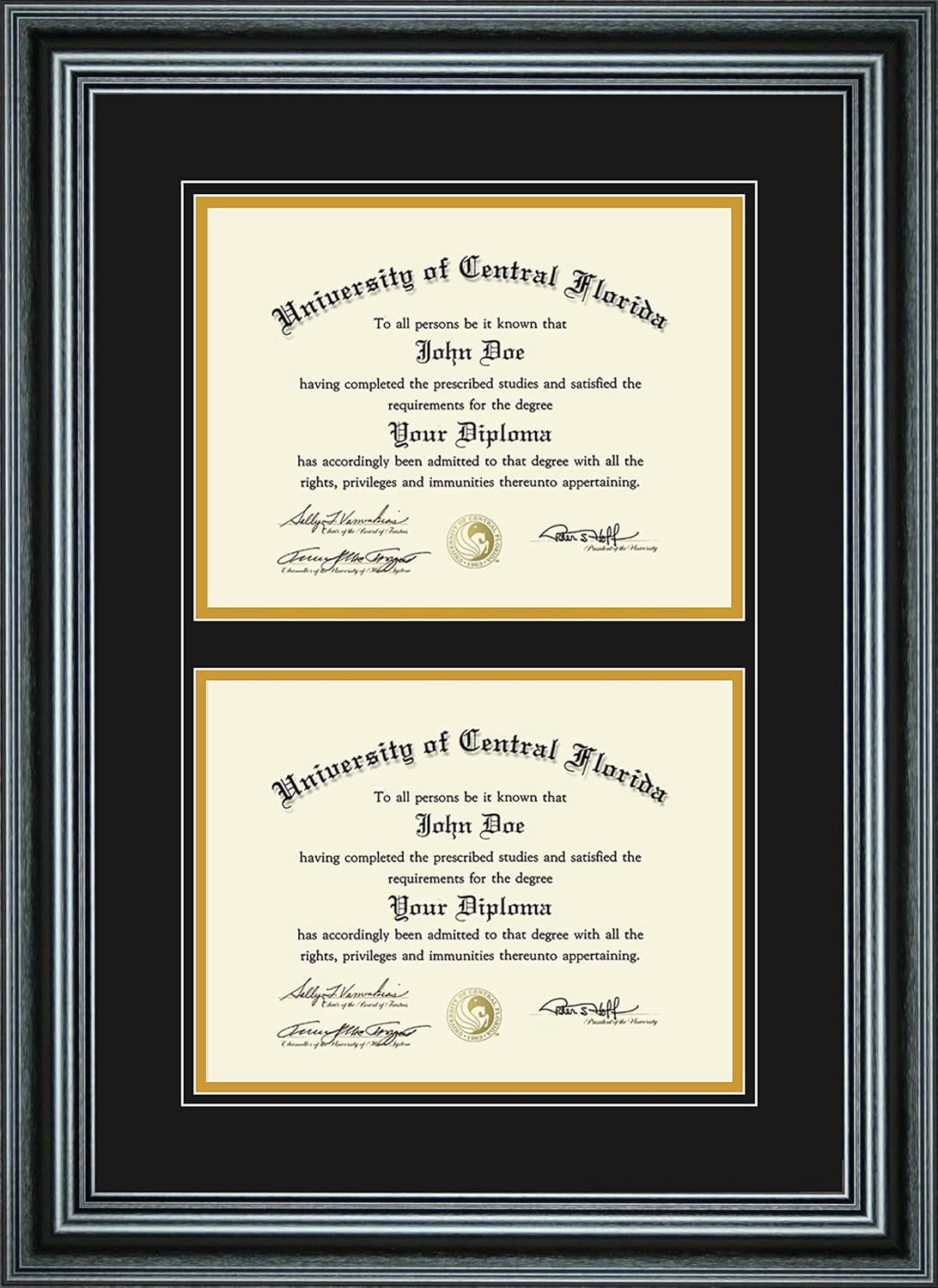 PCFRM-D4PM 8.5 x 11 in. Double Diploma Frame for Diploma - Walmart.com