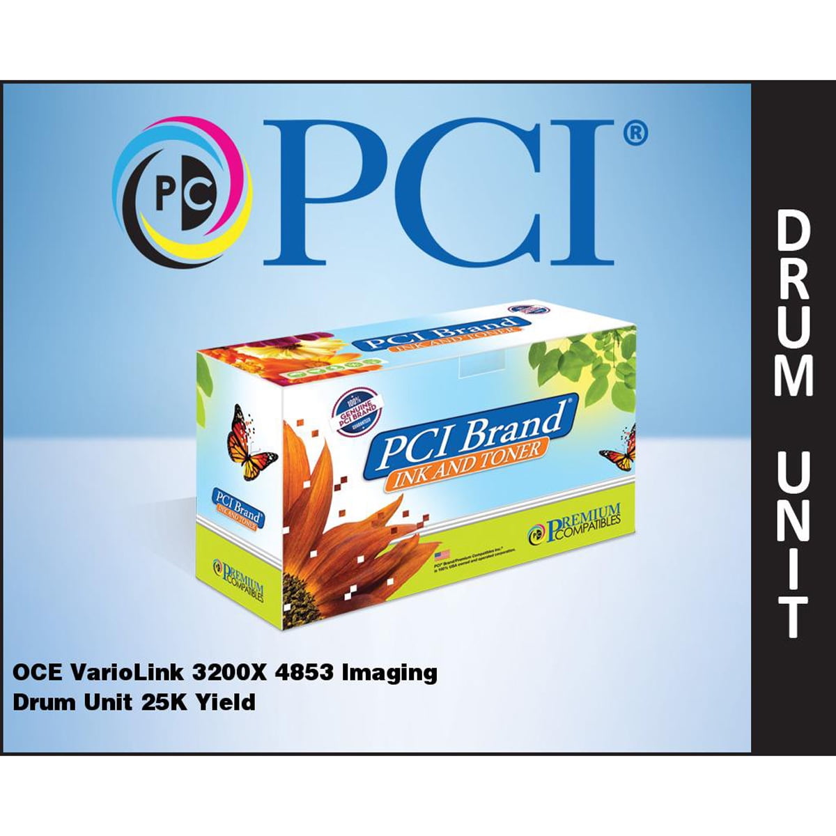 PCI 485-3-PCI OCE 485-3 Black Toner Cartridge Replacement - Walmart ...