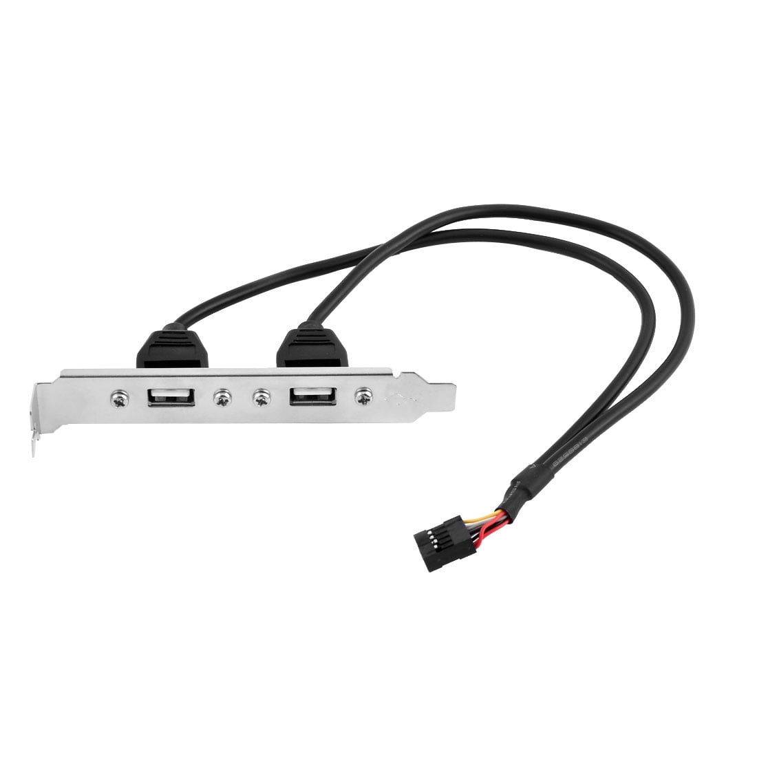 PCI Dual USB 2.0 Female to Motherboard 9p 9 pin Motherboard USB Cable ...