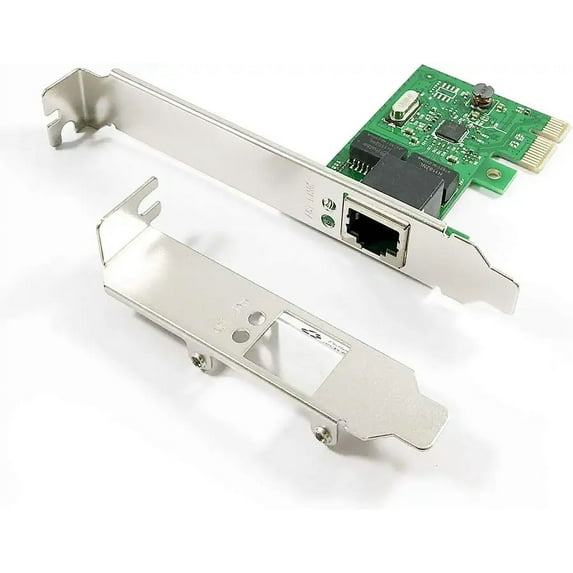 PCI-E 1-Port 10/100/1000Mbps Gigabit Ethernet PCI Express (PCIe x1) Network Card / Network ...