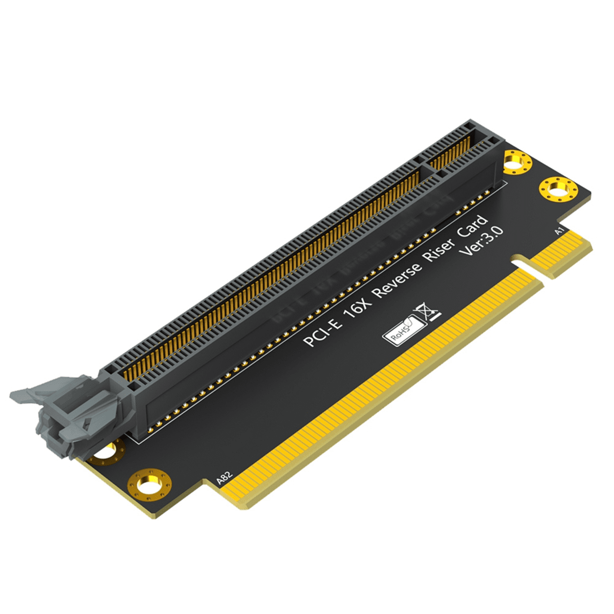 PCI-E 16X 3.0 90 Degree Reverse Male to Female Riser Card for 2U Server ...