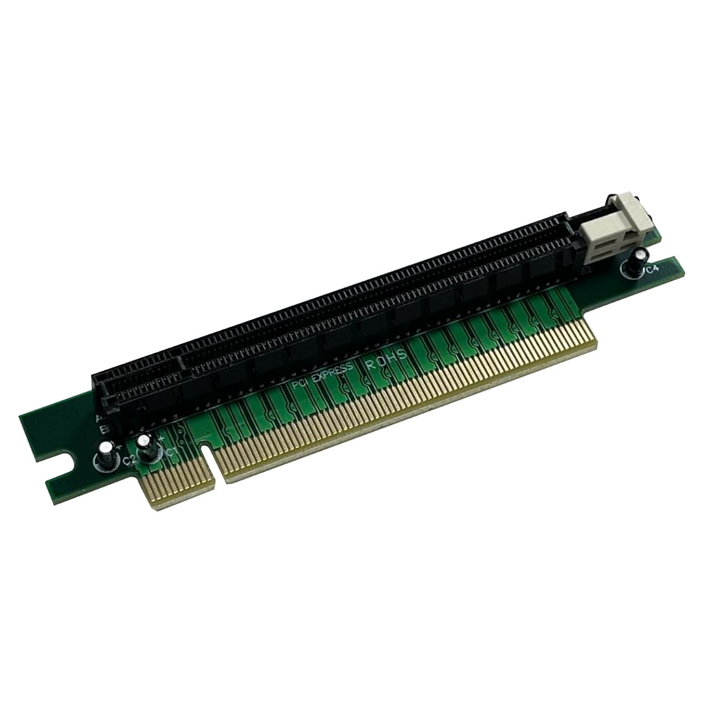 PCI-E 16X Riser Card 90 Degree Pci-E Pci-Express 16X to 16X Slot Right ...