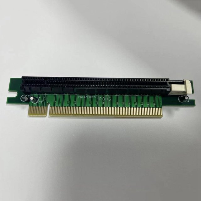 PCI-E 16X Riser Card 90 Degree Pci-E Pci-Express 16X to 16X Slot Right ...