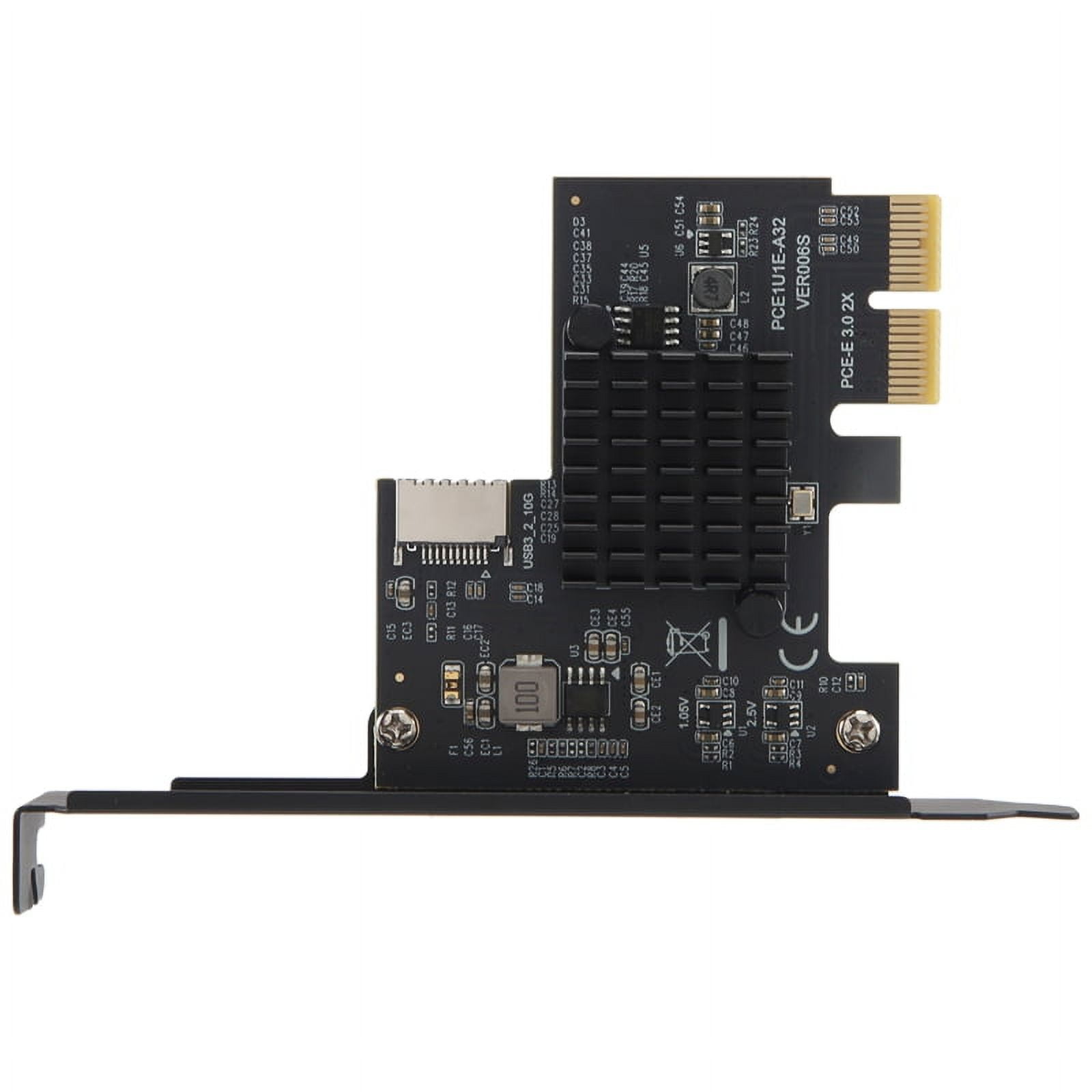 PCI-E 2X to USB3.1 A-Key Gen2 Front Type-E Expansion Card,10Gbps Type-E ...