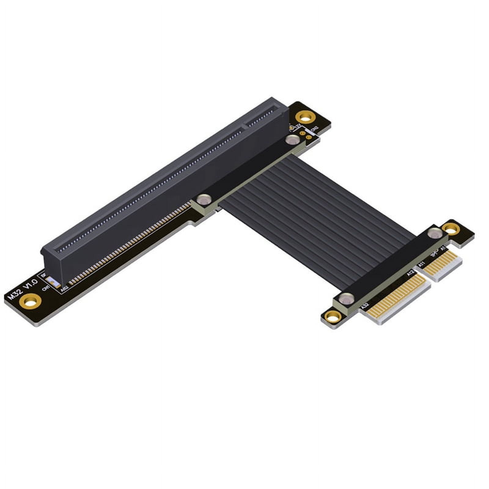 PCI-E 4.0 X4 to X16 Riser Cable PCI Express Graphics Card Extension ...
