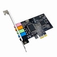 PCI-E 5.1 Desktop Built-in Sound Card 3D Games Music Digital Sound Card ...