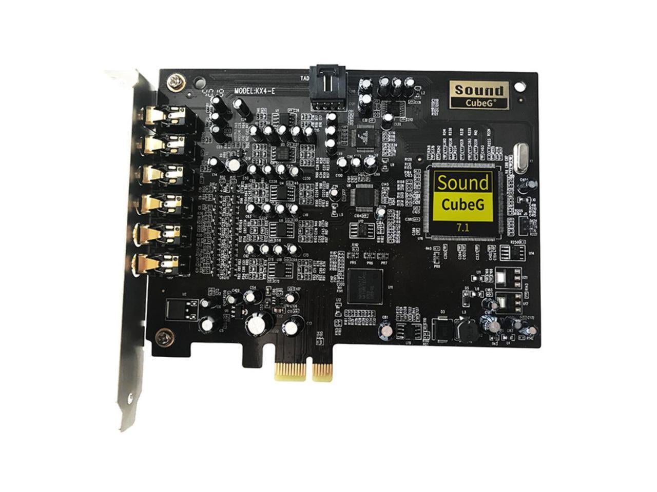 PCI-E Creative Sound CubeG Audigy PCIe RX 7.1 Sound Card with High ...