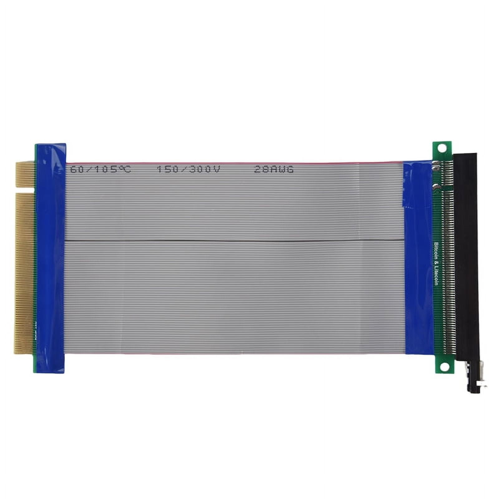 PCI-E Express 16X Riser Card Extender Extension Cable Ribbon Flex ...