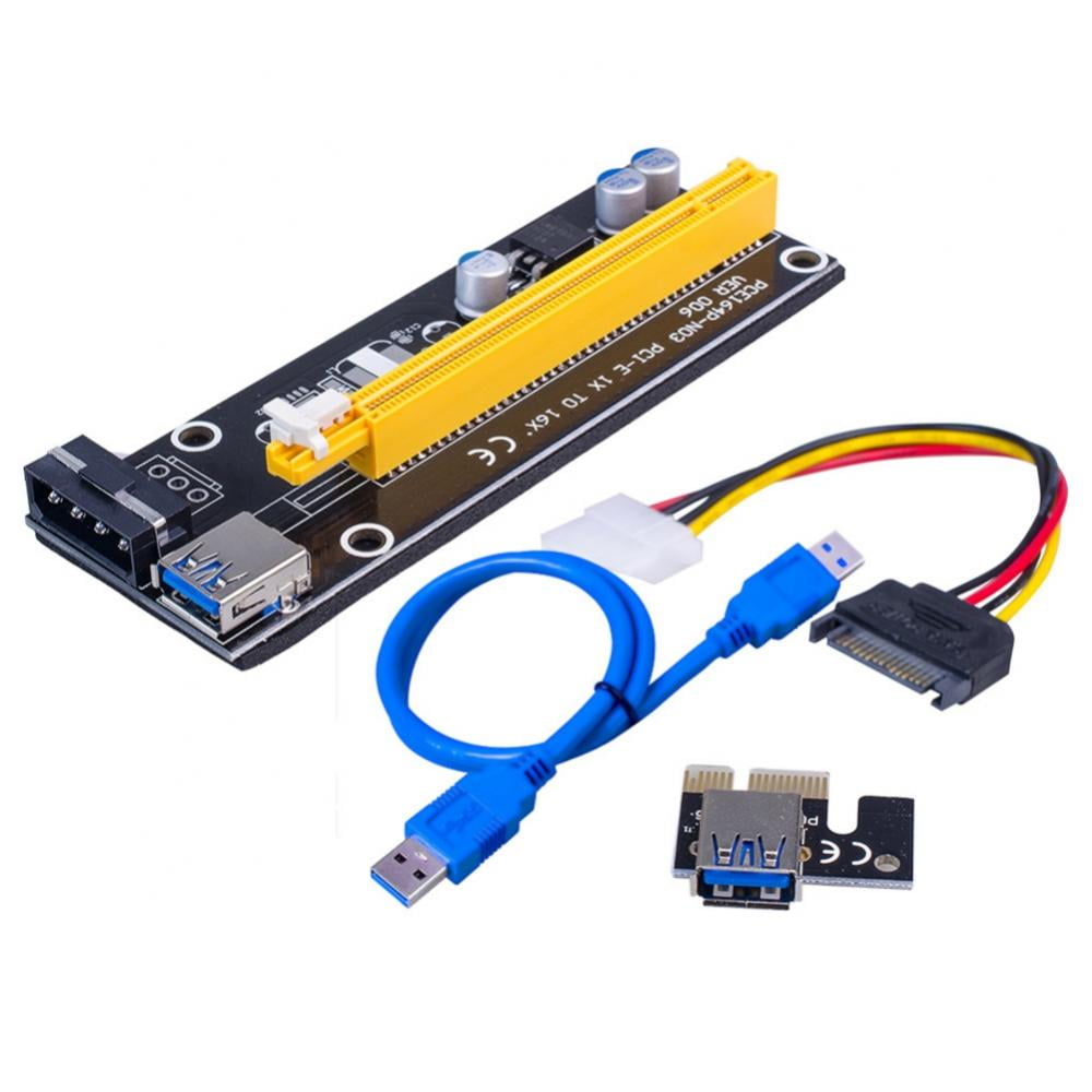 PCI-E Riser, for Bitcoin Litecoin ETH Coin Mining - GPU Riser Ethereum ...