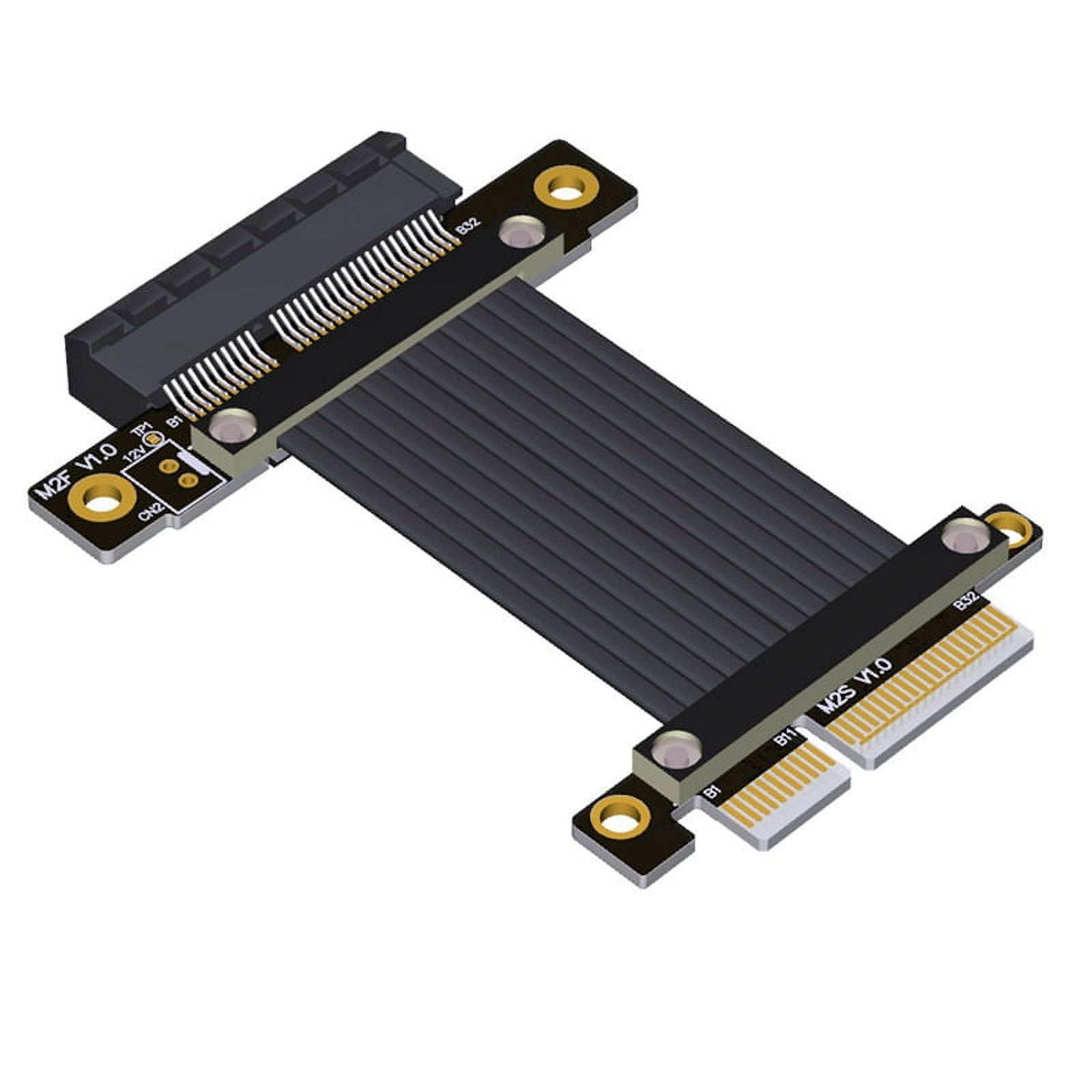 PCI-E X4 to X4 Extension Cable PCI Express Riser Cable Extender ...