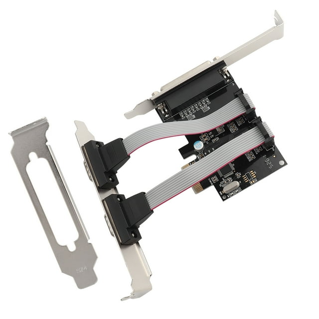 PCI-E to 2 Serial Card 1 Parallel Port Card Desktop PCI Expansion Card LPT Port Adapter Card ...