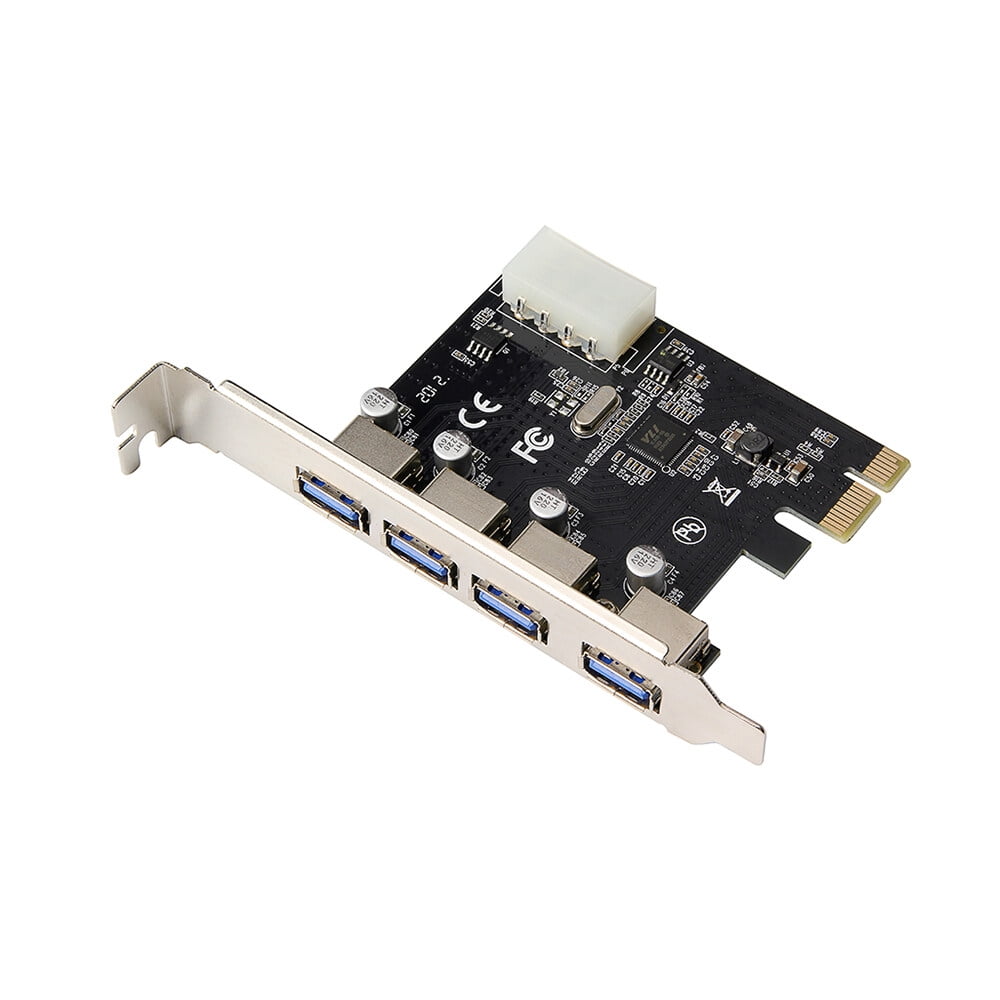 PCI-E to 4 USB3.0 Ports Expansion Card PCI Express to USB3.0 Adapter ...