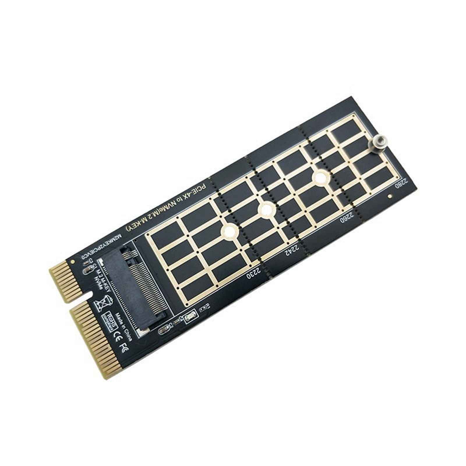 PCI-E to M.2 Convert Adapter NVMe SSD Adaptor Card PCI-E 3.0 X4 to NVMe ...