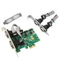 PCI-E to RS232 4 port Serial Port Converter PCI Express Controller Adapter Expansion Card ...