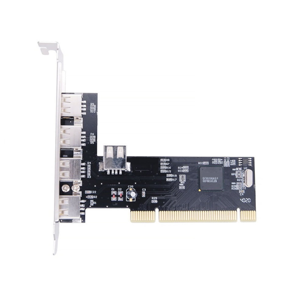 PCI Expansion Card to 5 Ports USB 2.0 480Mbps High Speed Hub Driver ...