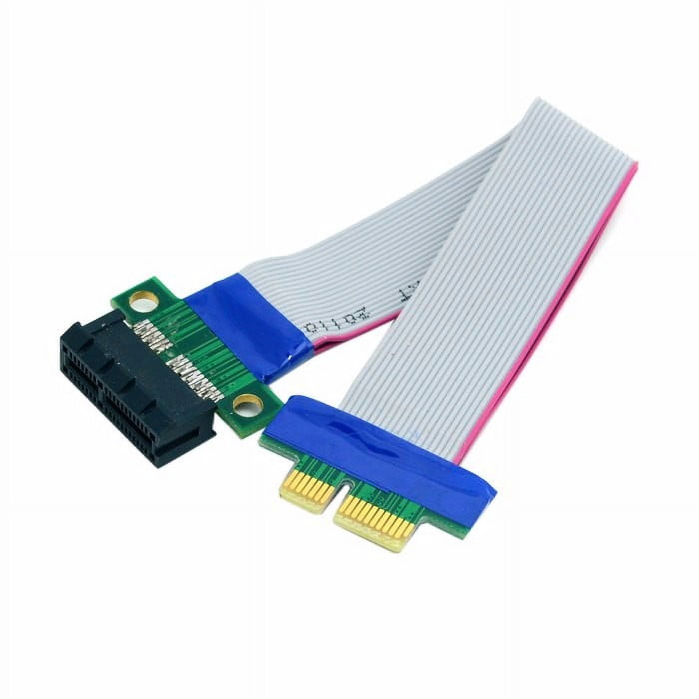 PCI Expres x1 PCI E Riser Card Extender Extension Ribbon Flex Relocate ...