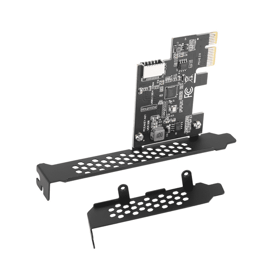 PCI Express 2.0 X1 USB 3.2 Gen1 TYPE-E Add on Card PCIe Front Type-C ...