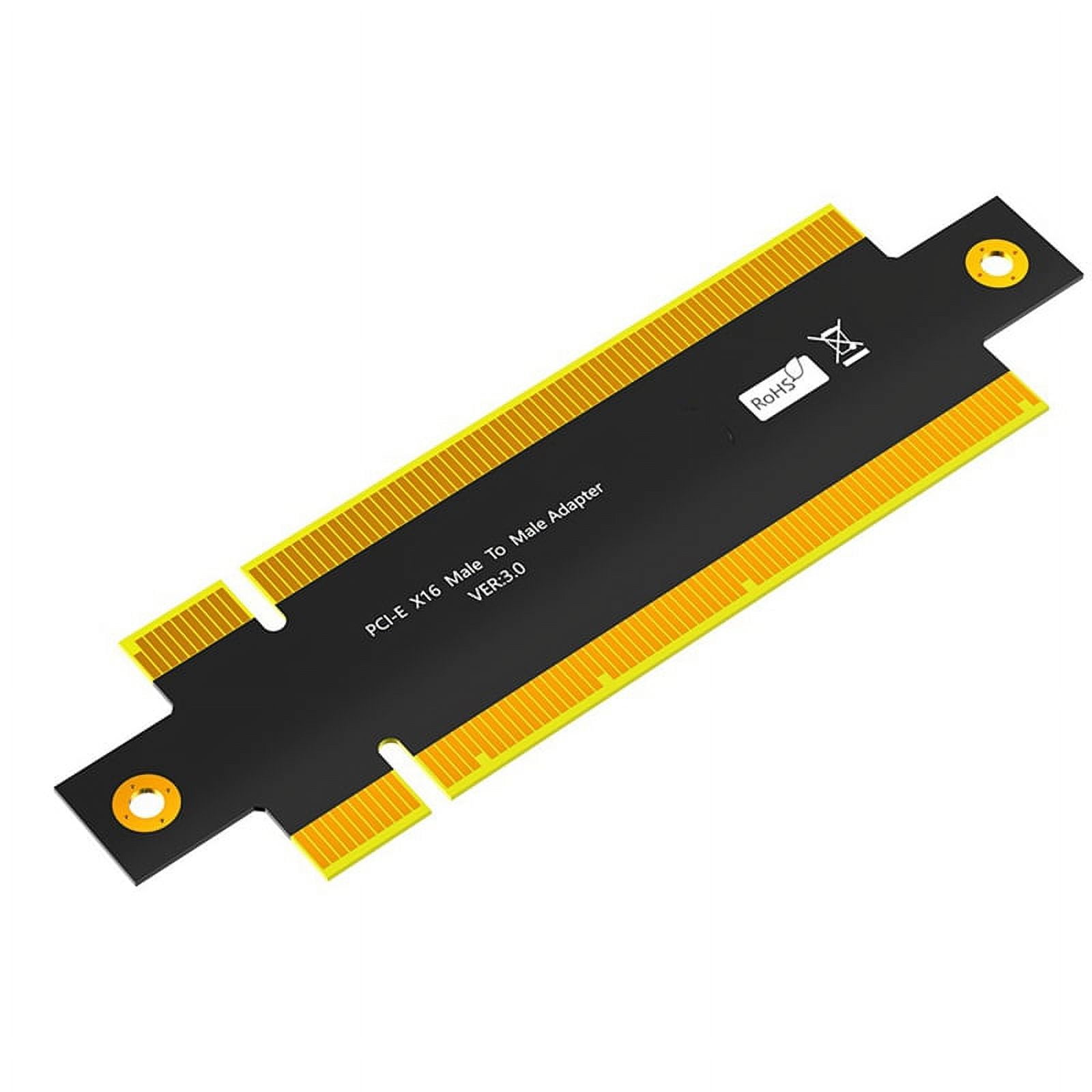 PCI Express 3.0 16X Male to Male Adapter Connector Riser Converter PCI ...