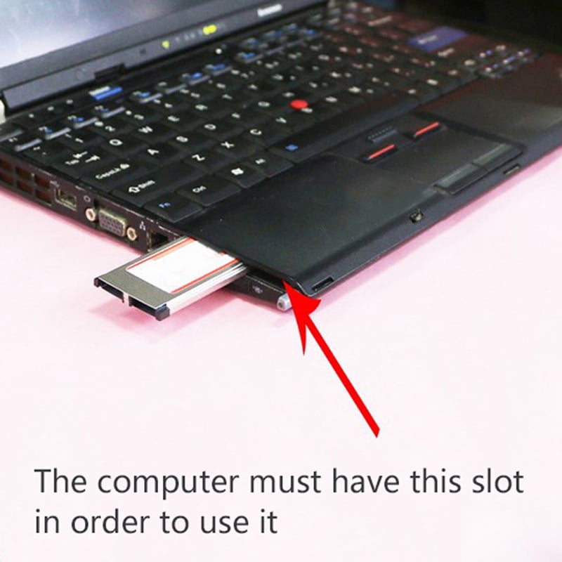 PCI Express Card to USB 3.0 2 Port Adapter 34 mm Express Card Converter ...