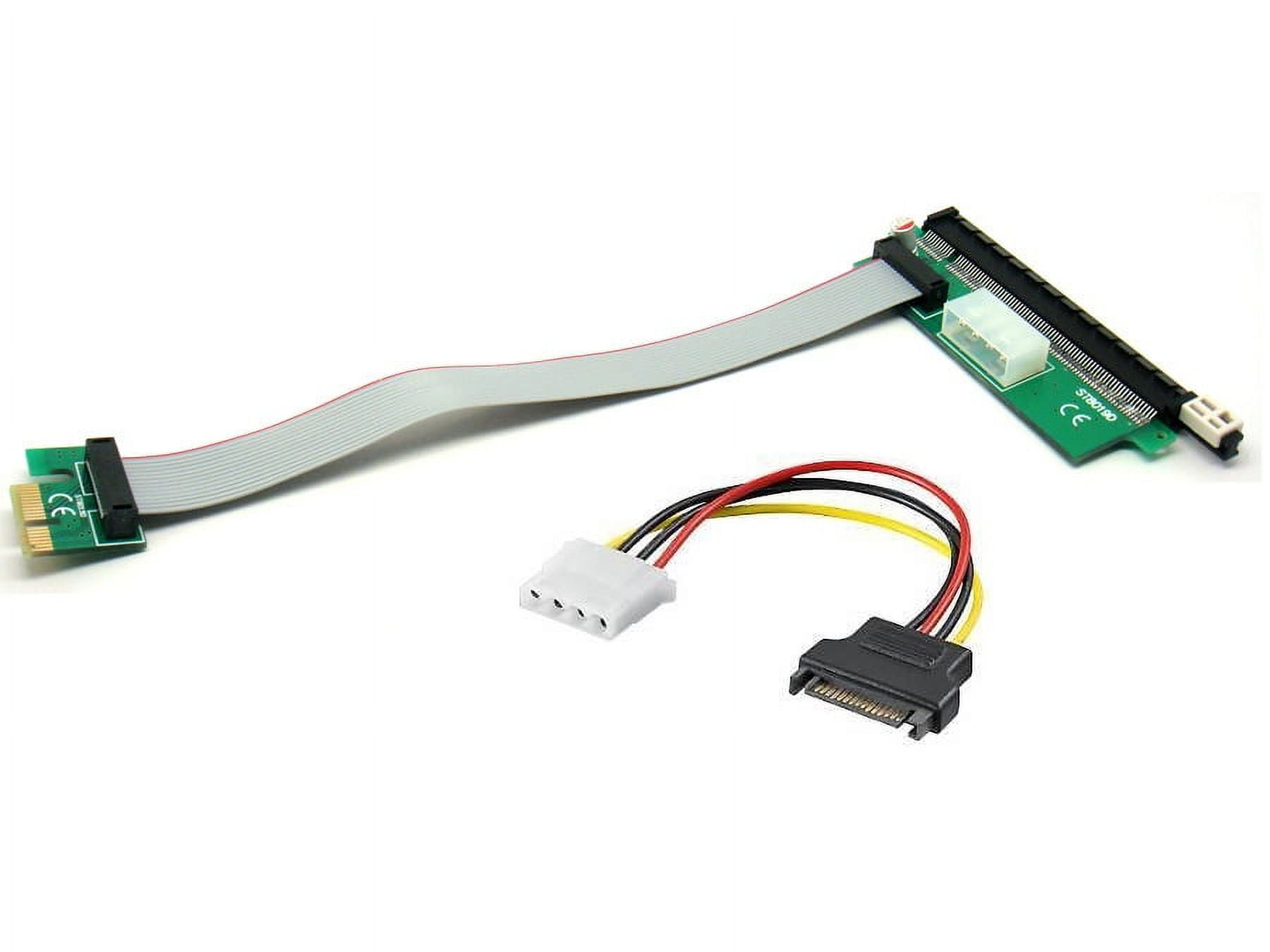 PCI Express Extension Cable 1x to 16x with Powered Riser Crypto Mining ...