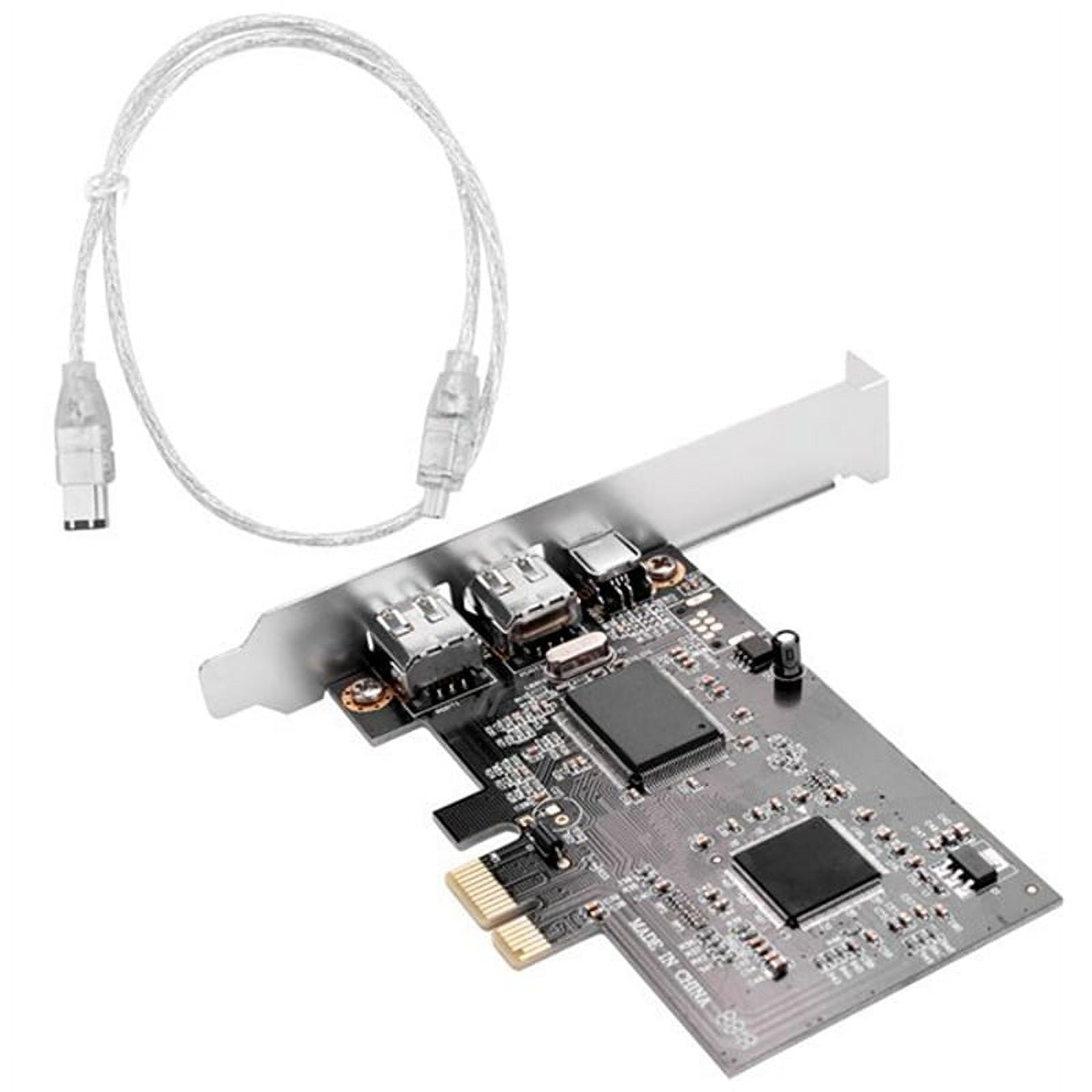 PCI Express X1 PCI-E FireWire 1394A IEEE1394 Controller Card 3 Port for ...