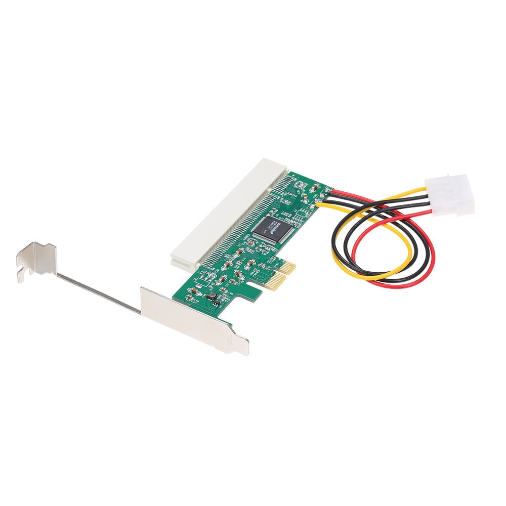 PCI Express to PCI Adapter Card PCI-E to PCI Converter with 4Pin Power ...