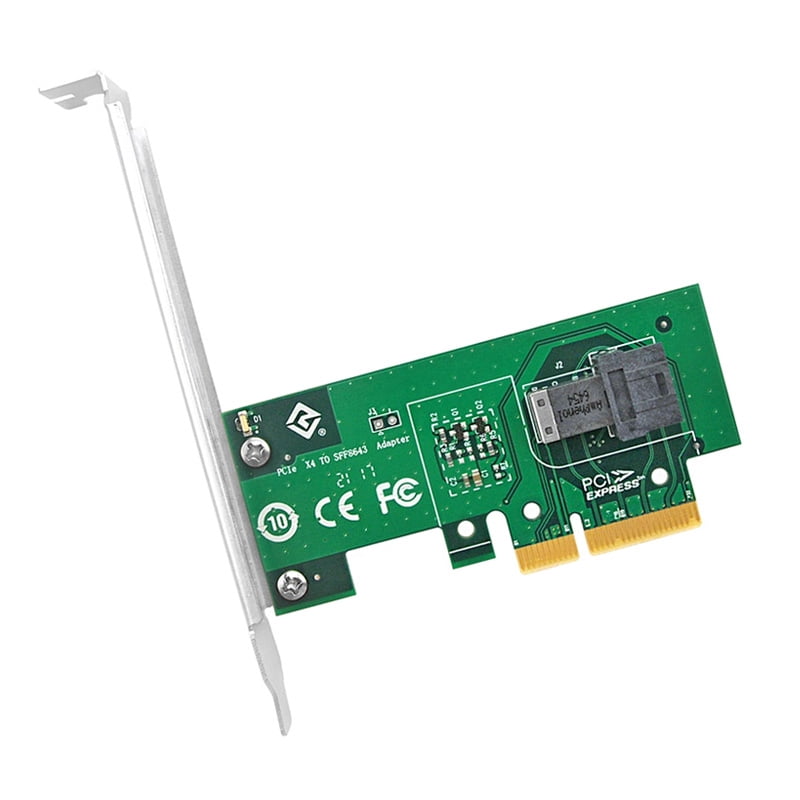 PCI Express x4 to U.2 SFF-8643 Adapter for PCIe NVMe U.2 SSD-LRNV9611 - Walmart.com