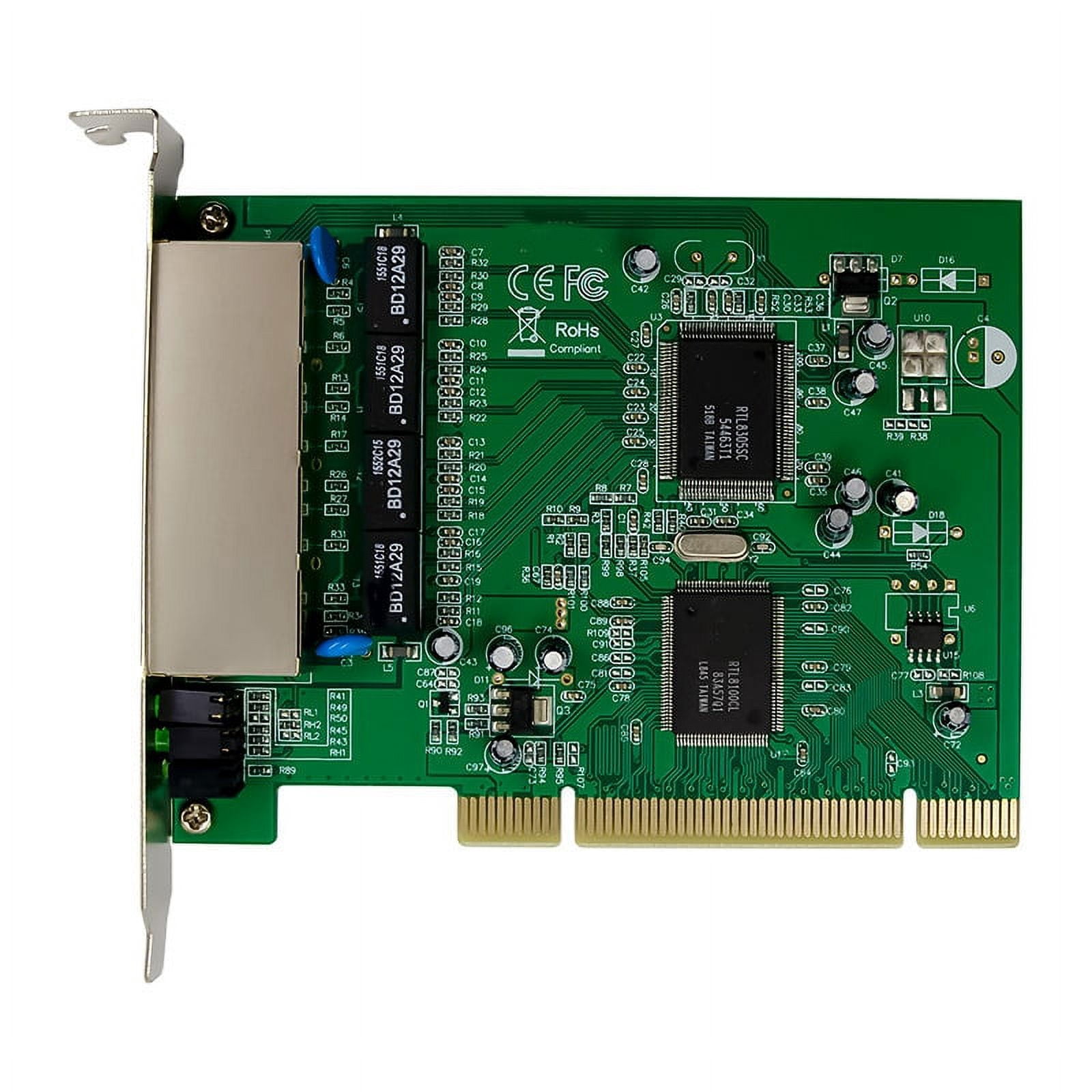 PCI Fast Ethernet 10/100Mbps RTL8305SC+RTL8100CL Chipset -Port RJ45 ...