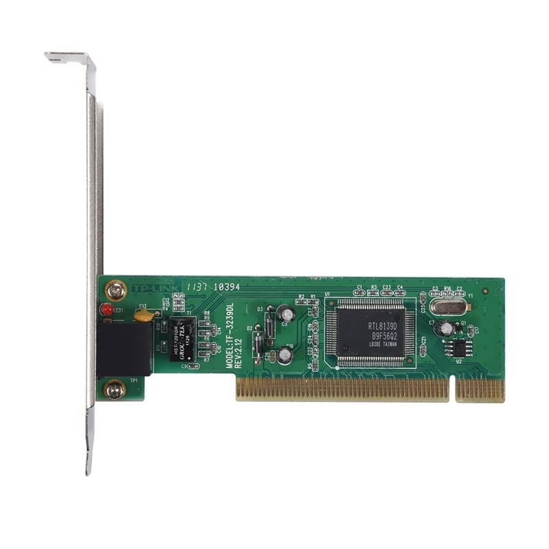 PCI Network Card RTL8139D Expansion Card 100Mbps RJ45 Ethernet Network ...