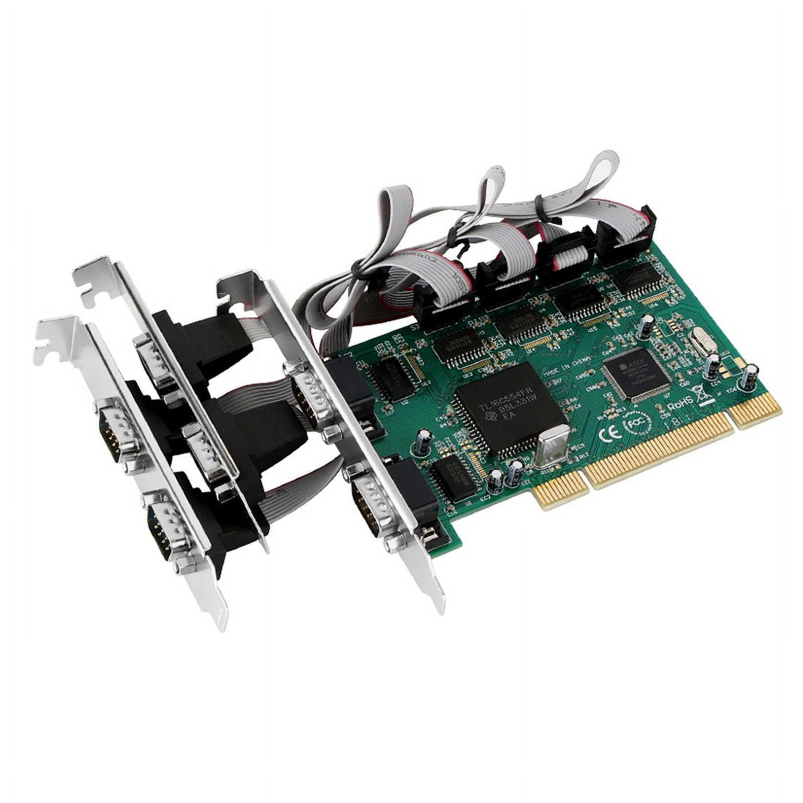 PCI Serial Port Expansion Card PCI to 6 Serial Port RS232 9Pin ...