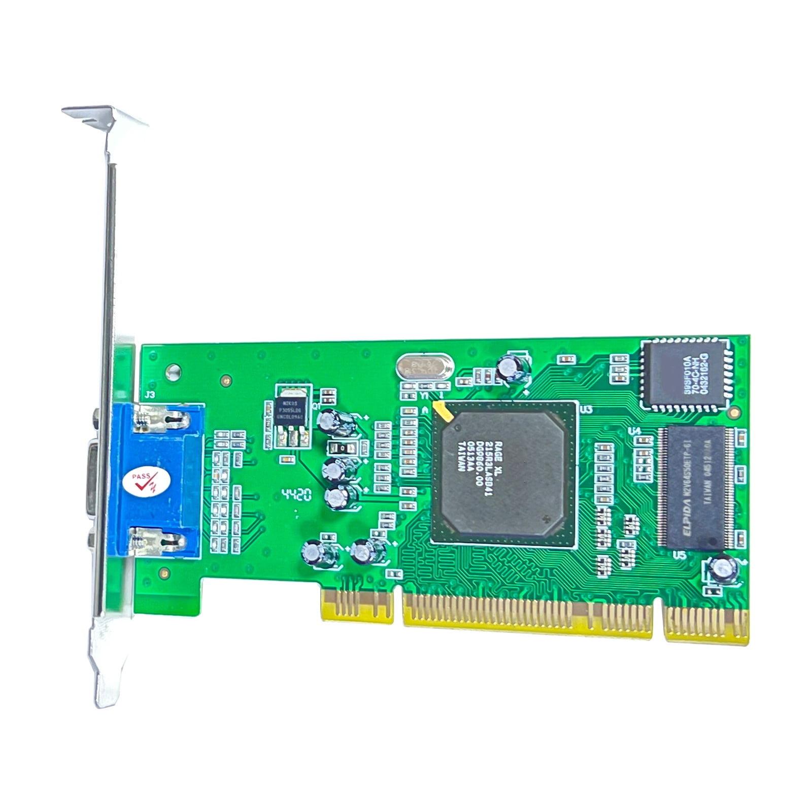 PCI VGA Display Card ATI Rage XL 8MB 32Bit Multi-Display Tractor Card ...
