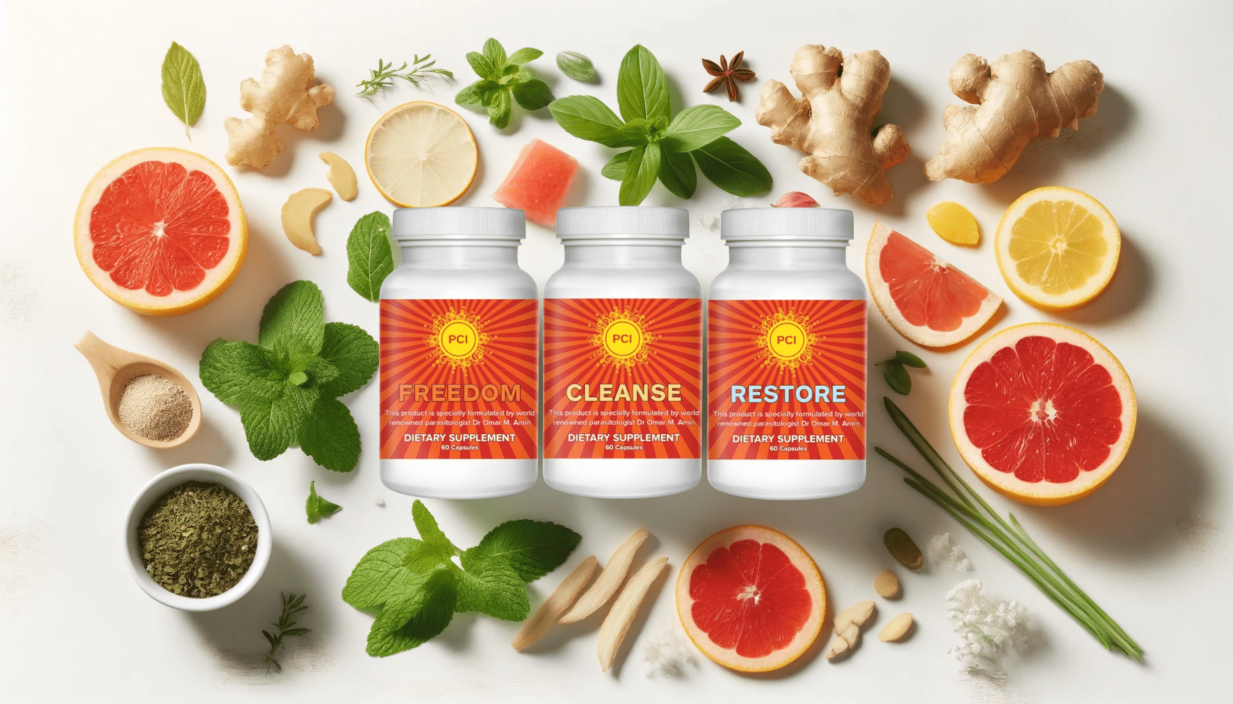 PCI Wellness Freedom Cleanse Restore: 30 Day Herbal Detox Supplement ...