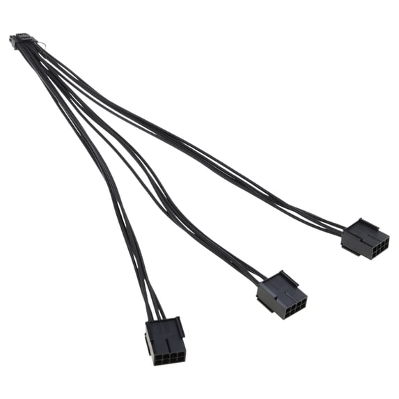 16Pin to 3/4x 8(6+2) Pin PCIE GPU Cables Sleeved Extension Cable Mini ...
