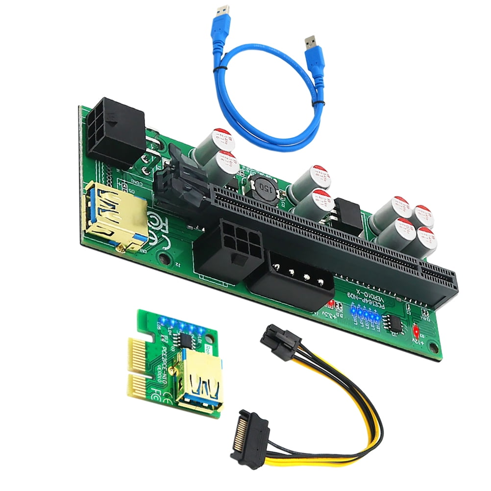 PCIE 1x to 16x Extender Graphics Extension Adapter Gpu Computer ...