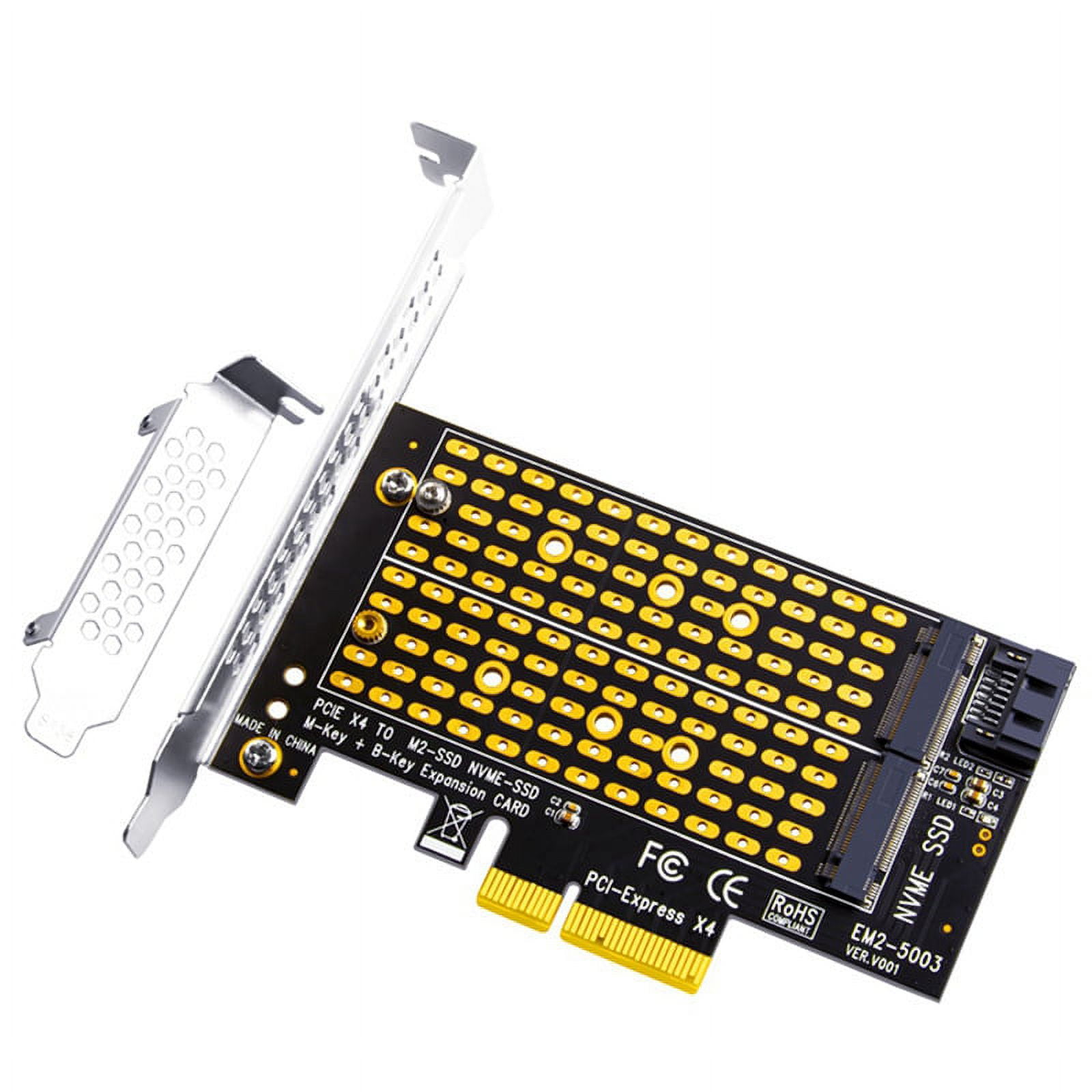 PCIE 4.0 To M2/M.2 Adapter SATA M.2 SSD PCIE Adapter NVME/M2 PCIE ...