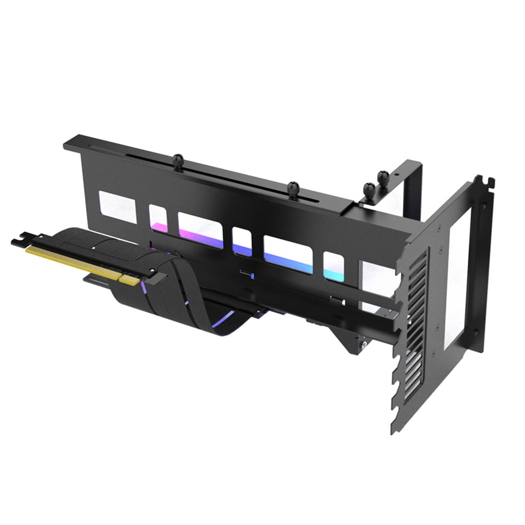 PCIE 4.0 x16 Vertical GPU Holder PC Case Graphics Card Steering Bracket ...