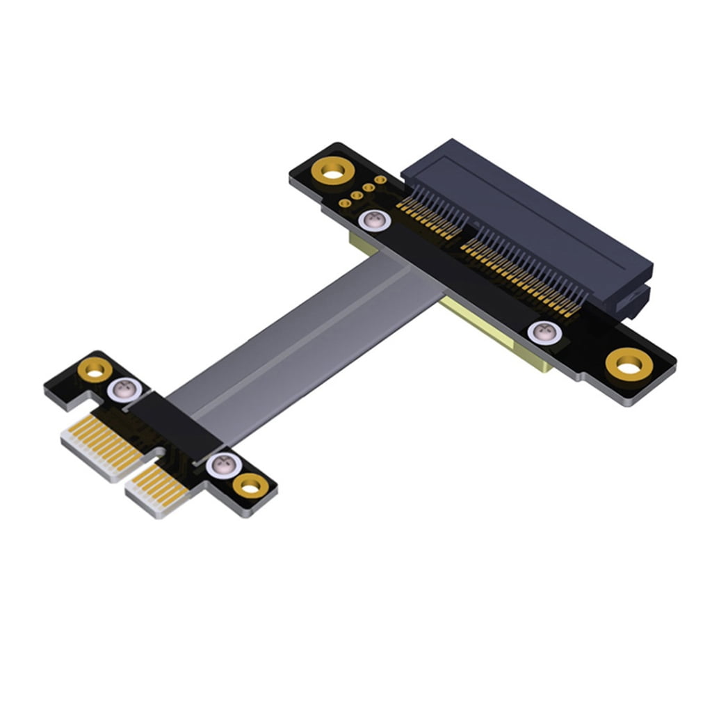 PCIE 4X To 1X Extender 180/90Degree Extension Adapter Fast Speed Data ...