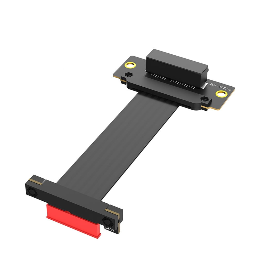 PCIE 5.0 Cable PCIe Fast Speed Flexible Extender Card 90 Degree ...
