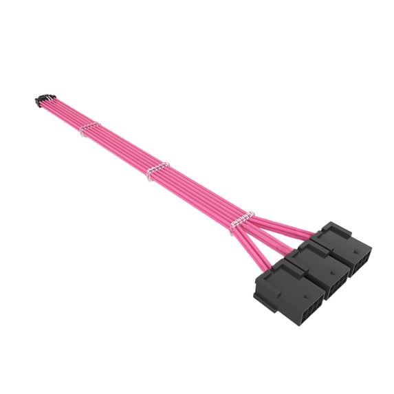 PCIE 5.0 GPU Extension Cable,12+4Pin to 3x8Pin Motherboards Power Cord ...