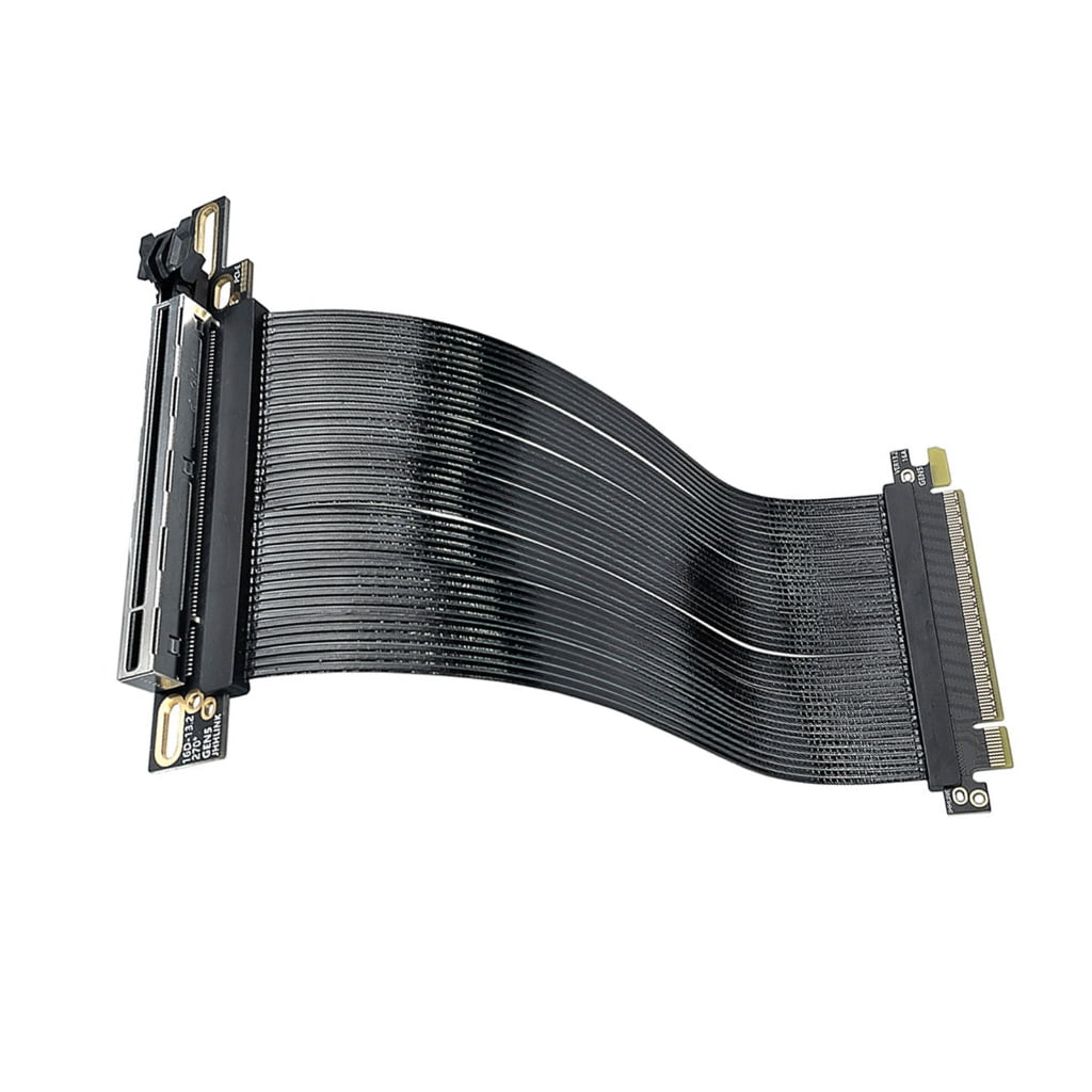 PCIE 5.0 X16 Graphics Card Extension Cable 270°Reverse Right Angled ...