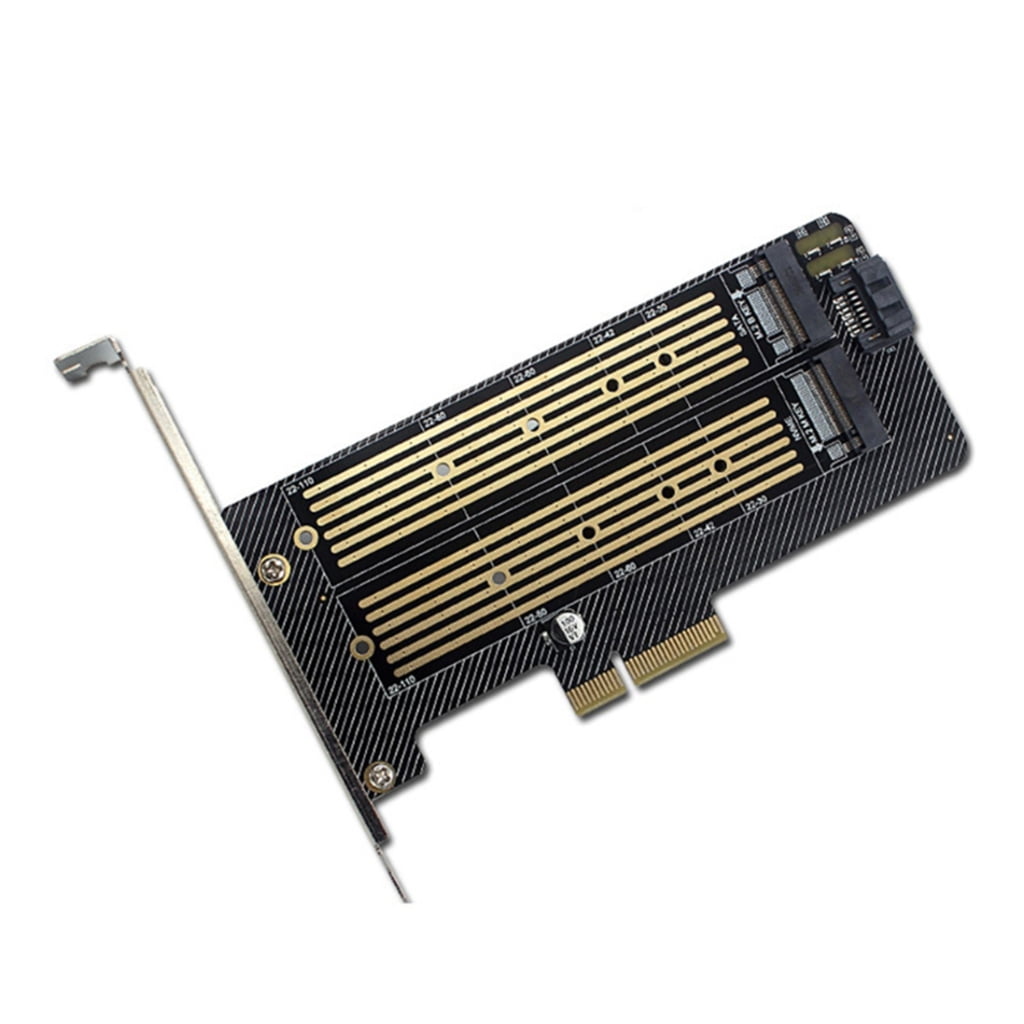 PCIE Adapter Card for M.2 NVME SSDs Double Interfaces Expansion Card ...