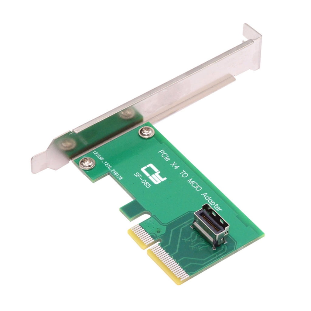 PCIE Card 5.0 4X to MCIO Female Host Adapter for PCIe SSDs Adapter Card ...
