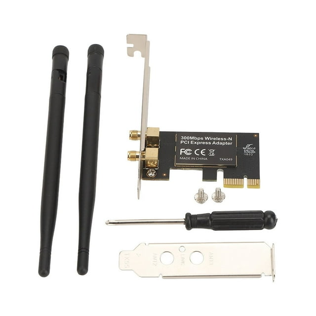 PCIE Ethernet Card Adaptive High Speed 300M PCIE Wireless Ethernet ...